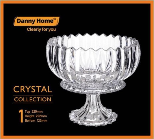 Buy Online Danny Home Crystal Glass Sugar Bowl Candy Jar 22*22.2*12.2 ...