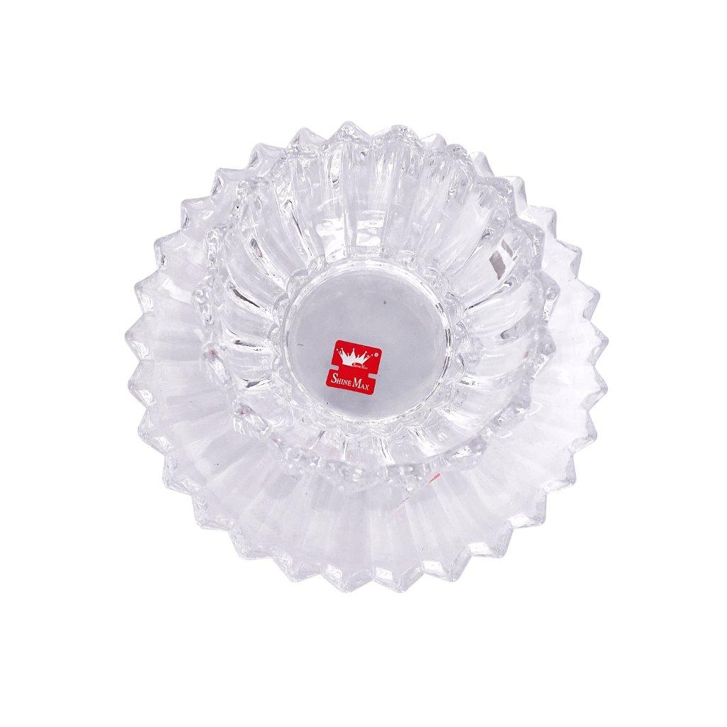 Buy Online Glass Ice Cream & Dessert Bowl w/ Saucer Set/6 Pcs 10*6.5/16 ...