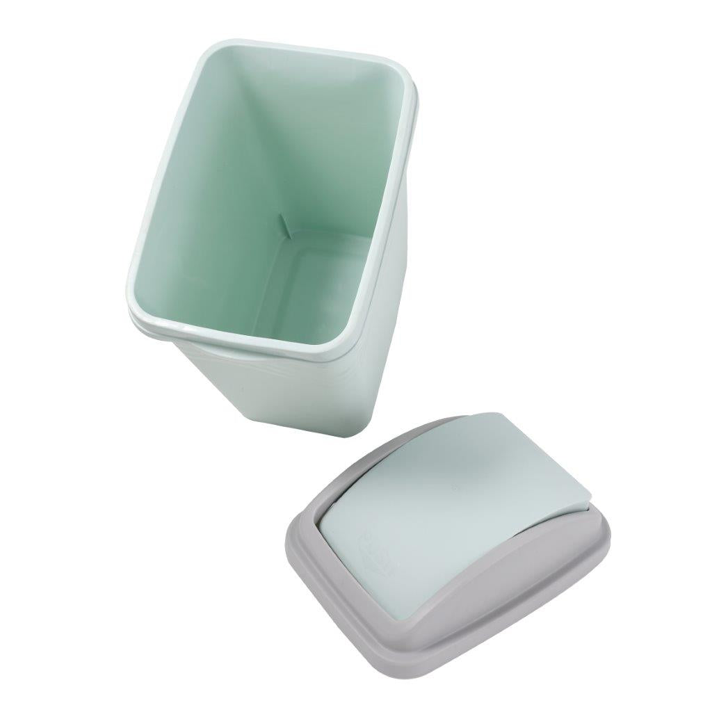 Buy Online Multicolor Swing Top Rubbish Bin Plastic Waste Bin Trash Bin ...